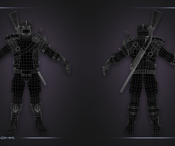 ArtStation - Dog Man | Game Assets