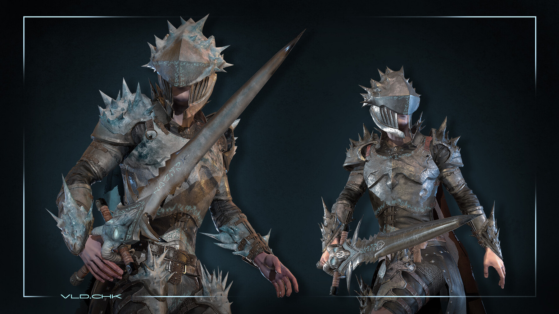 ArtStation - Ice Warrior | Game Assets