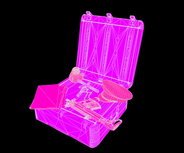 ArtStation - Stylized Low Poly - Hitman Case Fan Art | Game Assets