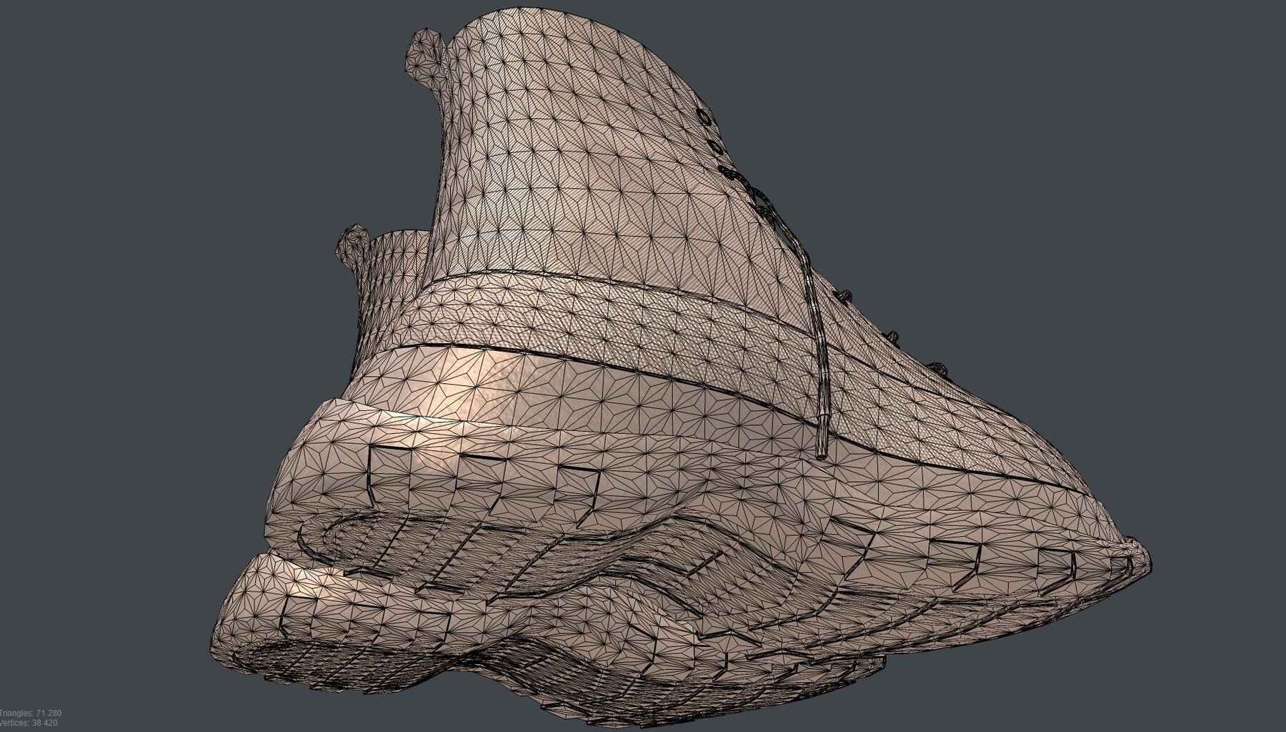 ArtStation - Casual Fabric Fashion Boots Low-poly | Game Assets