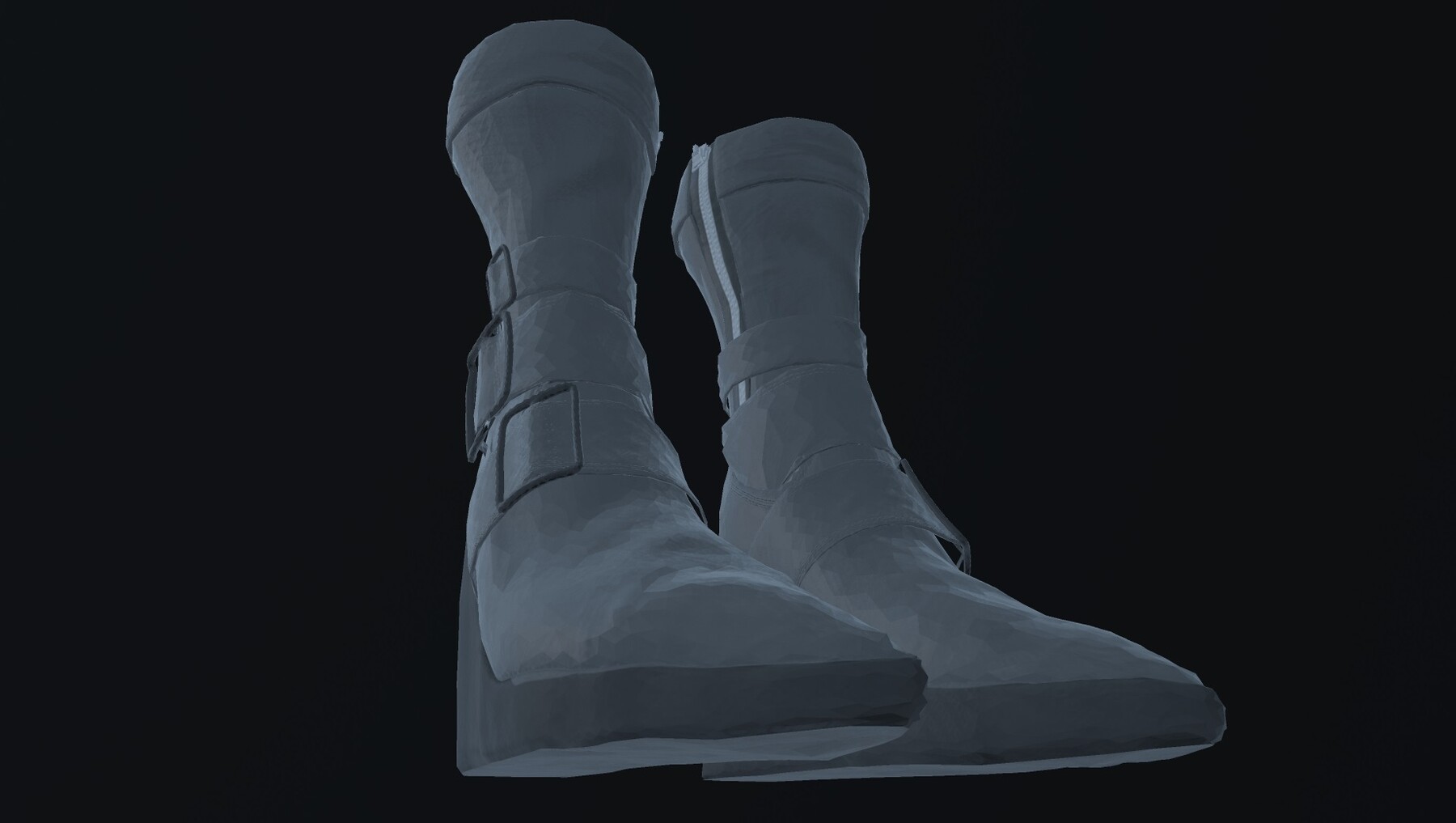 ArtStation - Leather High Fashion Women Shoes Low-poly | Game Assets