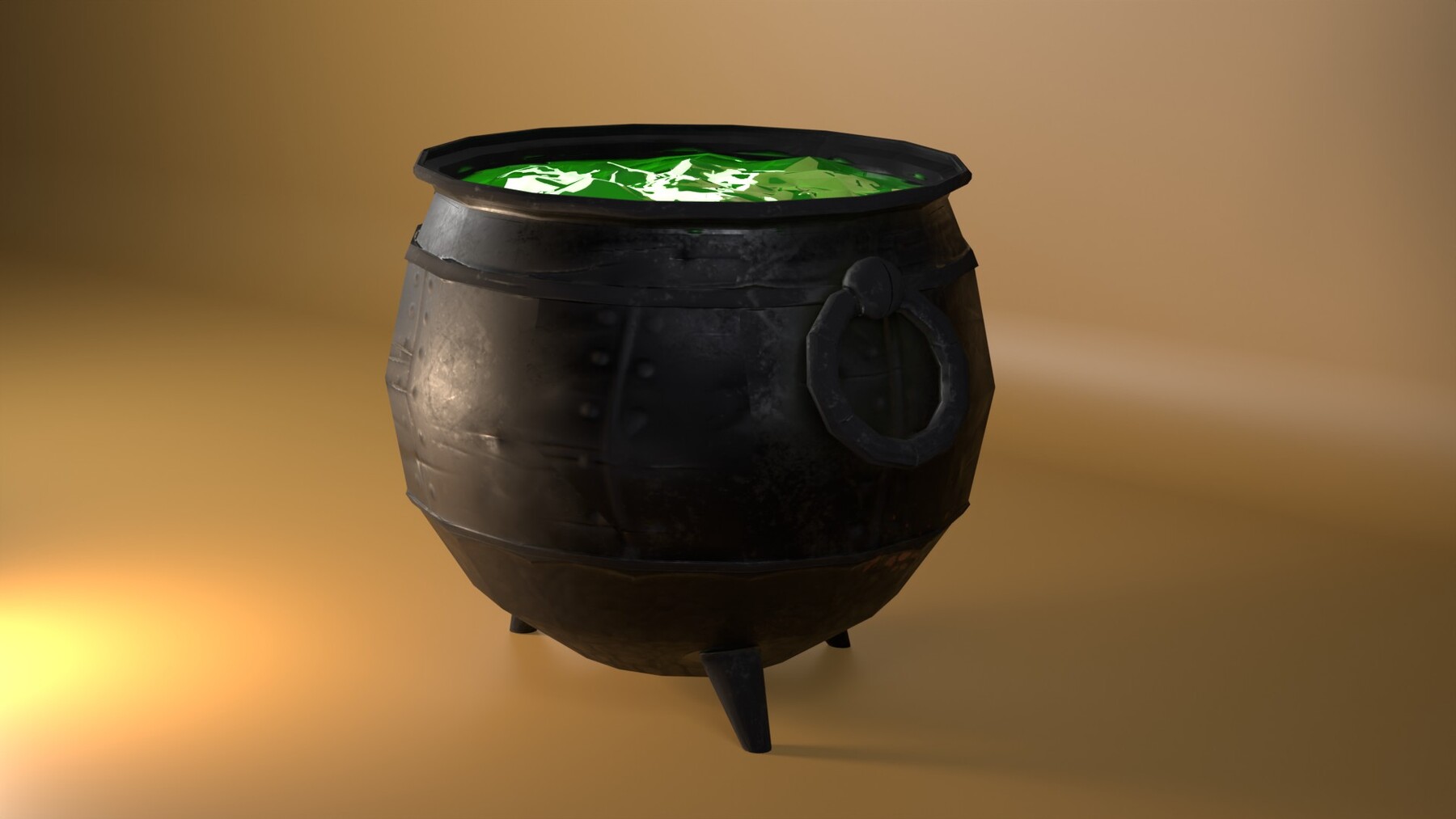 ArtStation - Stylized witch's cauldron | Haloween | Game Assets