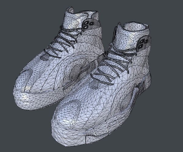 ArtStation - Reebok Shaqnosis Shoes Low-poly | Game Assets
