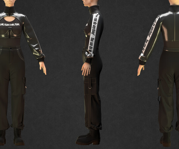 ArtStation - 3 Girl's Outfits (P4) _ Marvelous / CLO | Game Assets