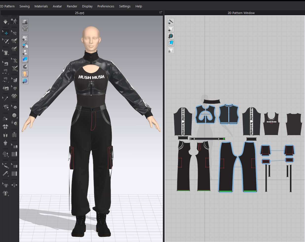 ArtStation - 3 Girl's Outfits (P4) _ Marvelous / CLO | Game Assets