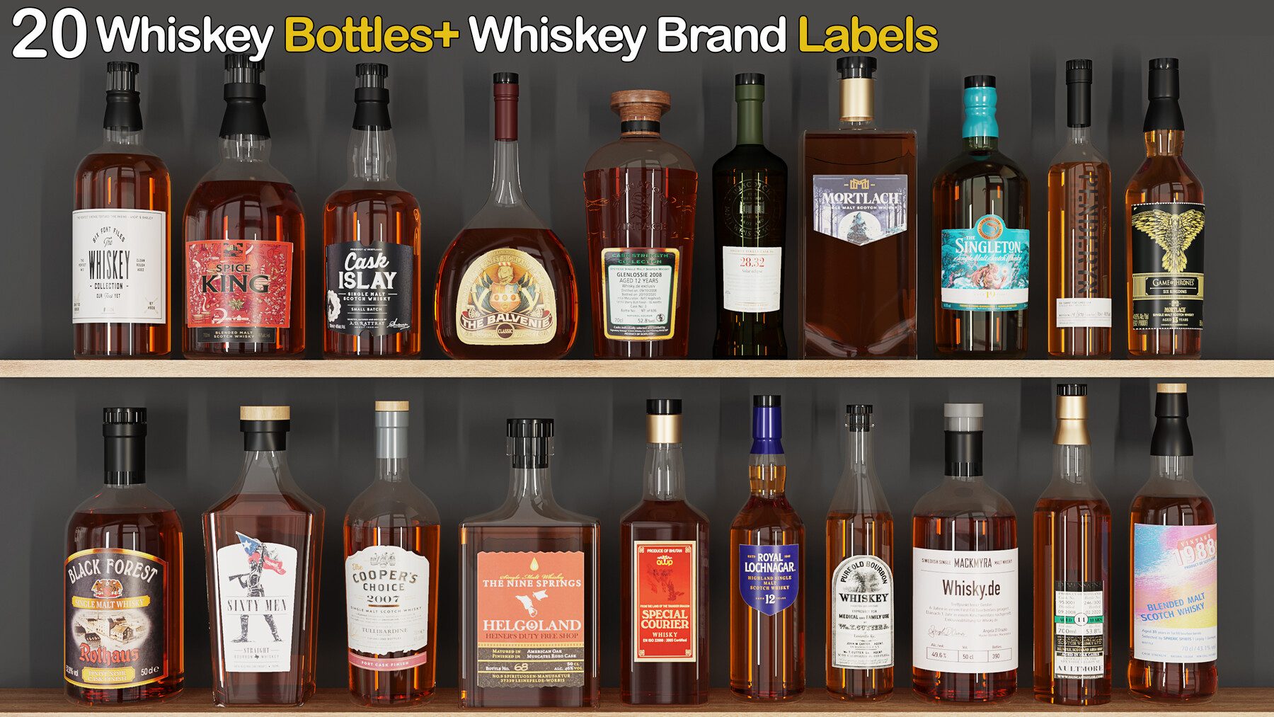 ArtStation - 20_Whiskey_Bottle_2 | Resources