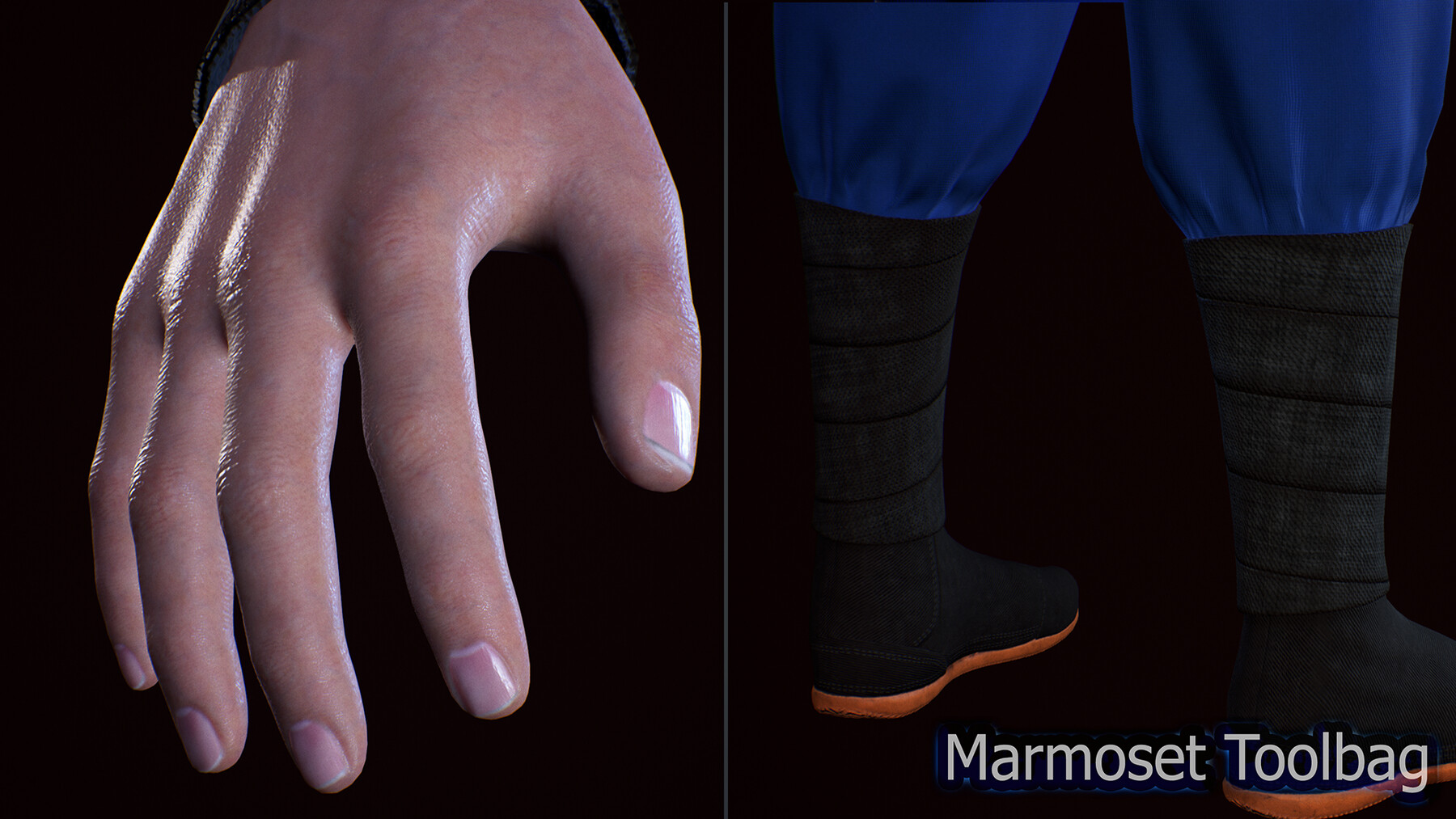 ArtStation - Ninja 03 Rig | Game Assets