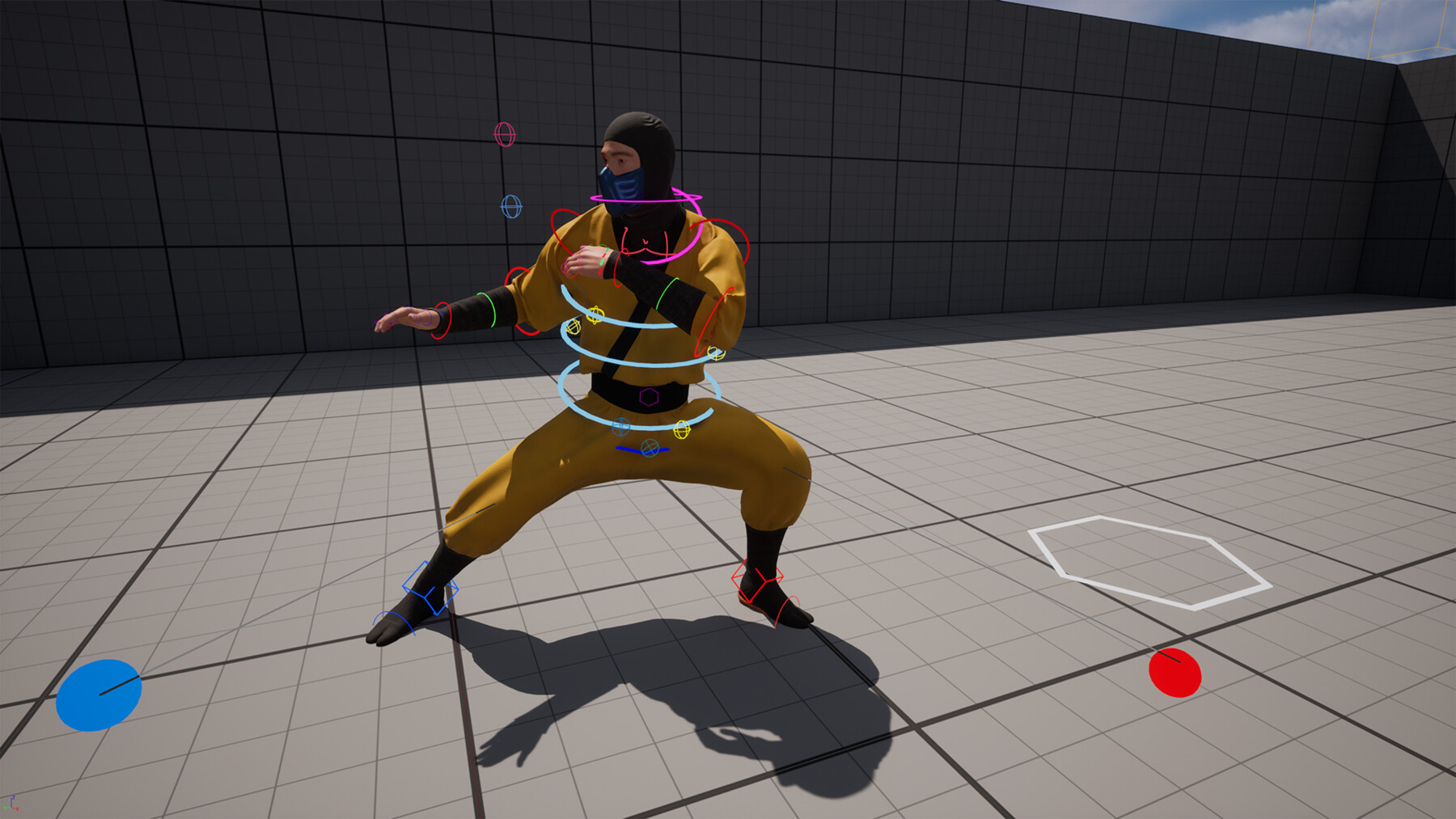 ArtStation - Ninja 03 Rig | Game Assets