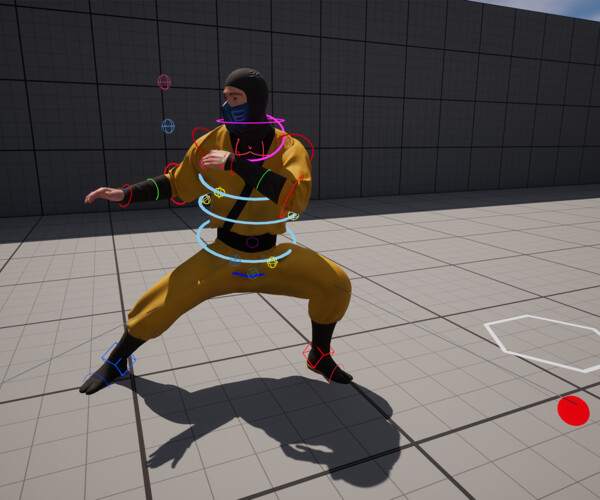 ArtStation - Ninja 03 Rig | Game Assets