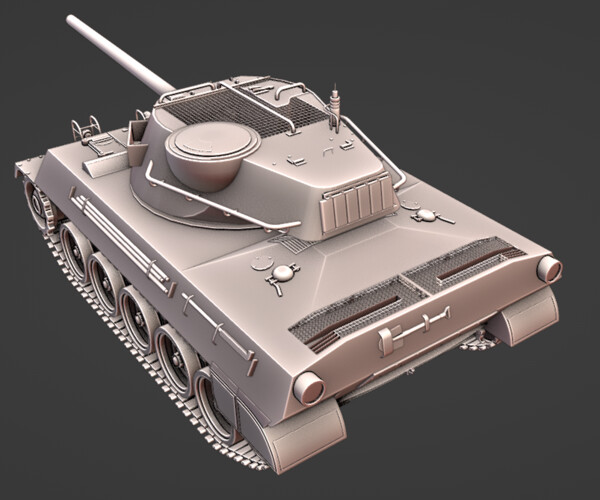 ArtStation - M18 Hellcat WW2 Tank (Rigged) | Game Assets