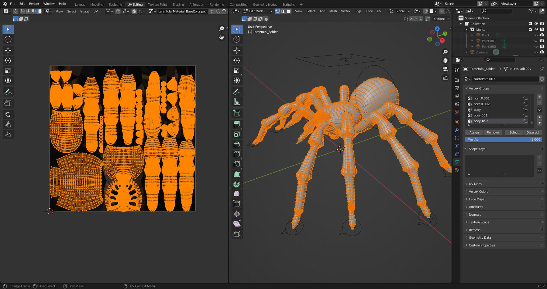 ArtStation - Spider Tarantula Rigged and Animation | Game Assets
