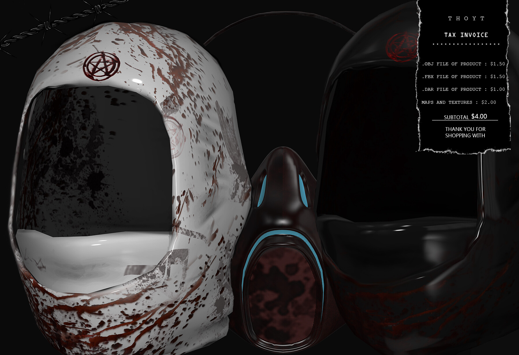 ArtStation - Textured Masks Bundle | Game Assets