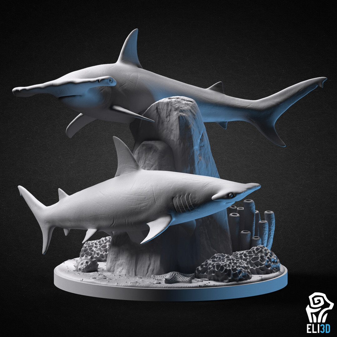 ArtStation - Animals - Ocean Wildlife - 3D Print Models | Resources