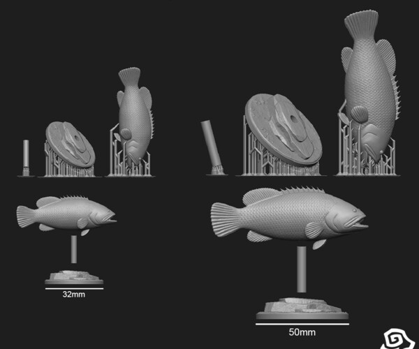 ArtStation - Animals - Ocean Wildlife - 3D Print Models | Resources