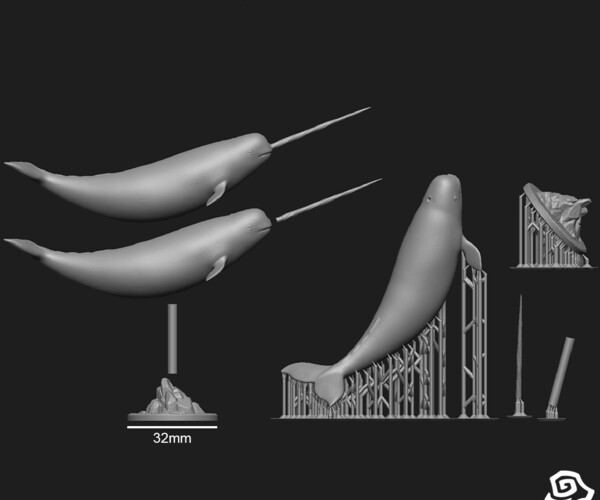 ArtStation - Animals - Ocean Wildlife - 3D Print Models | Resources