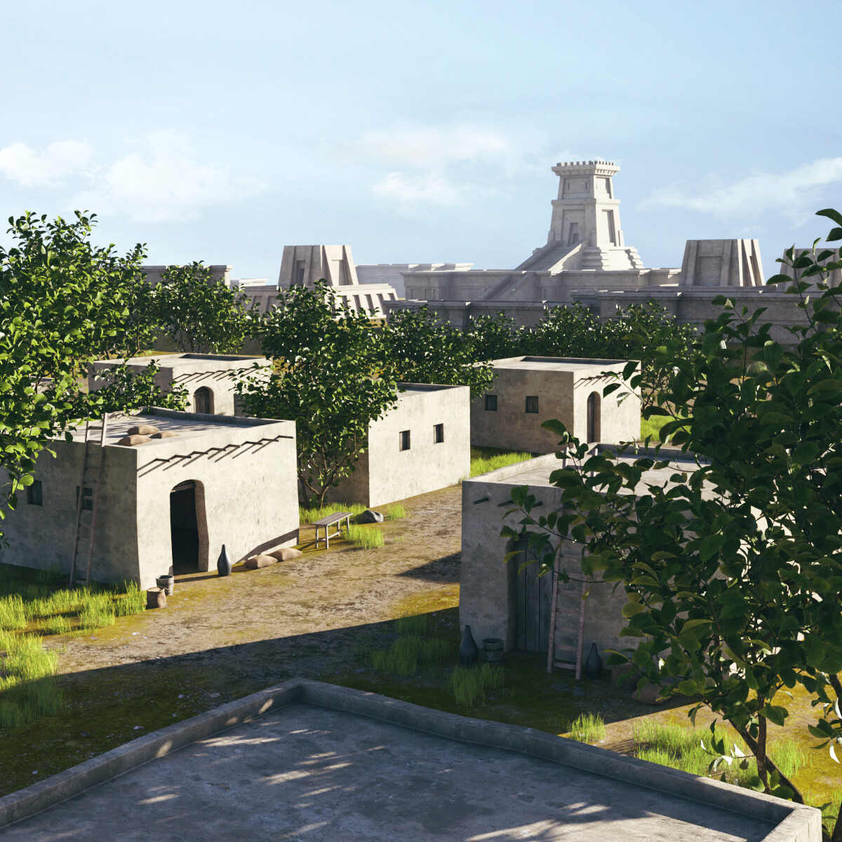 ArtStation - Ancient Architecture Kitbash | Game Assets