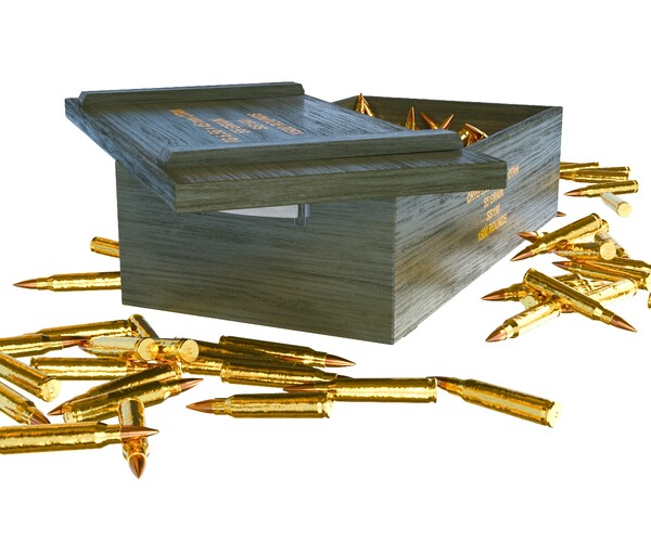 ArtStation - Ammunition Wood Box 2 | Game Assets