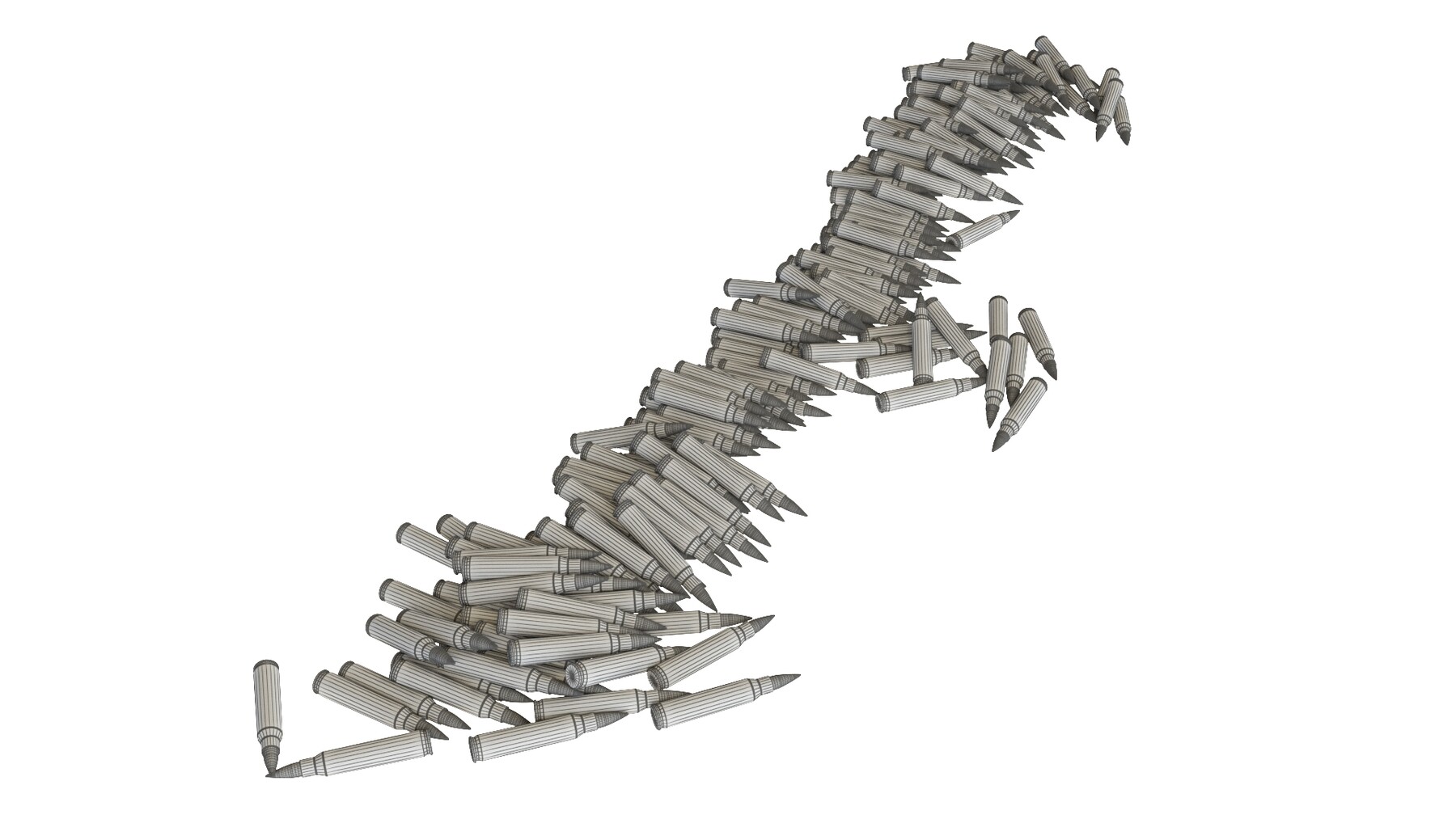 ArtStation - Bullets Pile in the floor | Game Assets