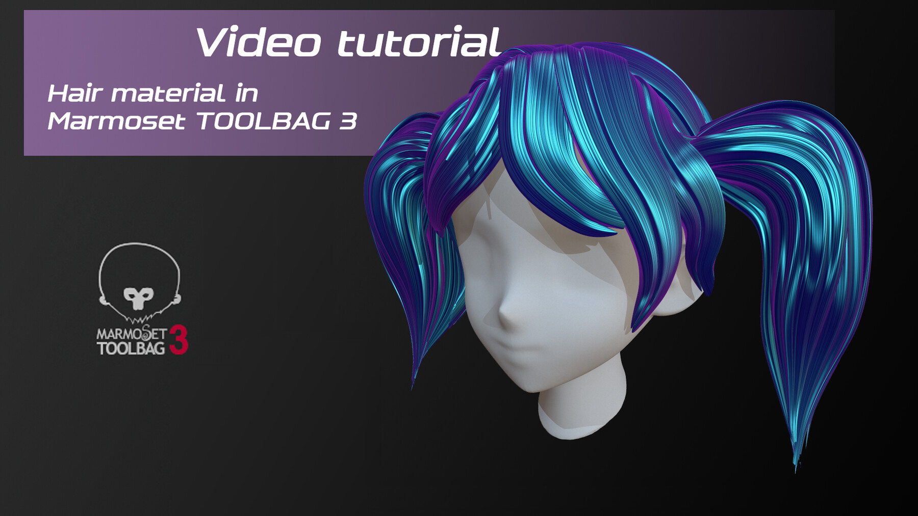 ArtStation - Stylized hair kit! | Brushes