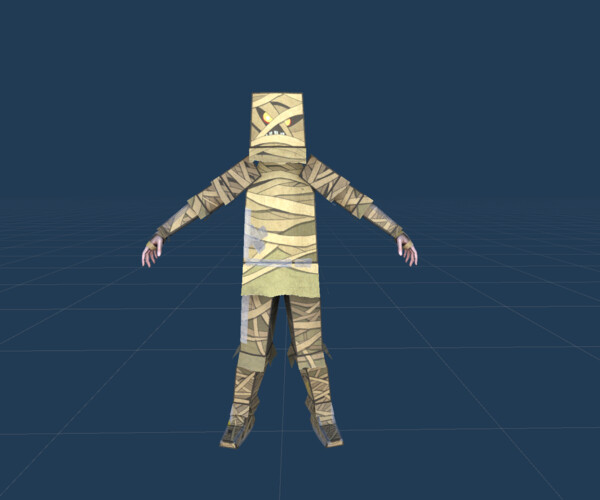 ArtStation - Cardboard Boy Skin Pack | Game Assets