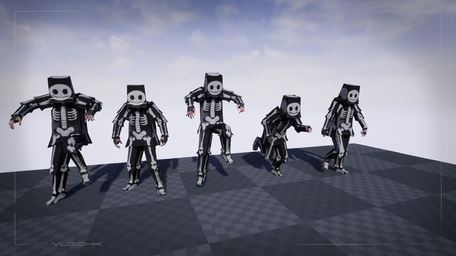 ArtStation - Cardboard Boy Skin Pack | Game Assets