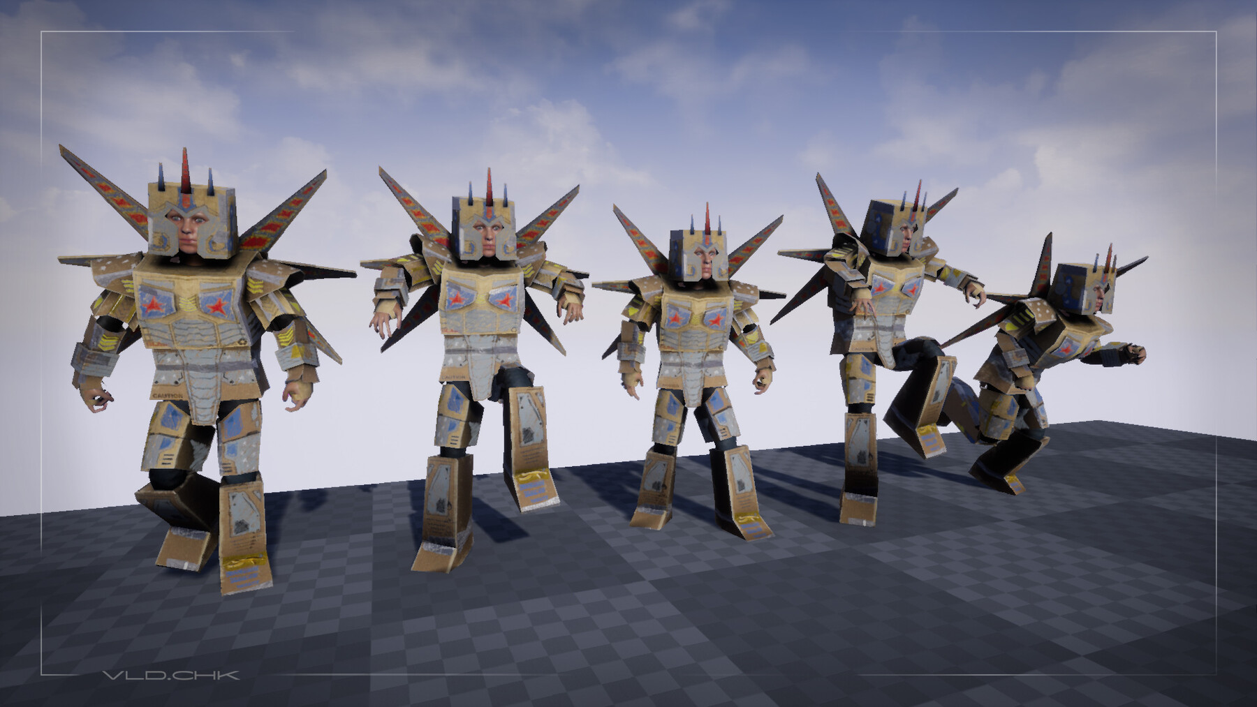 ArtStation - Cardboard Robot | Game Assets