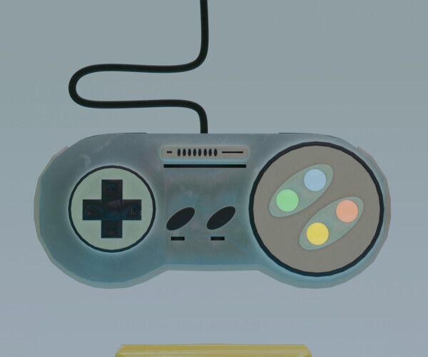 ArtStation - old gamepad | Game Assets