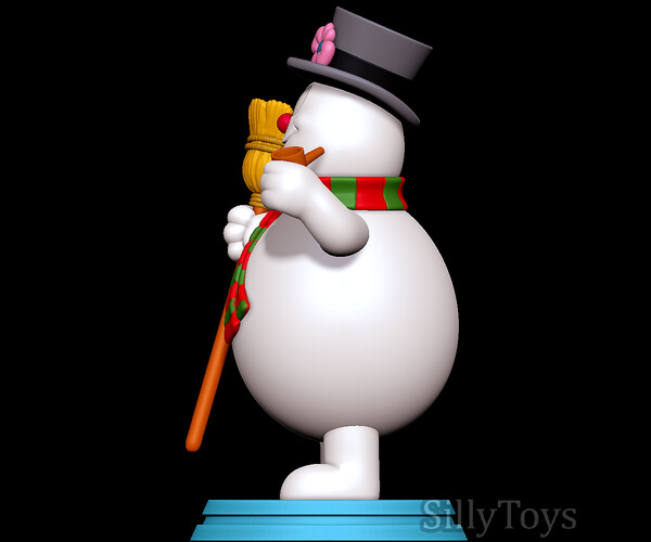 ArtStation - Frosty the Snowman 3D print model | Resources