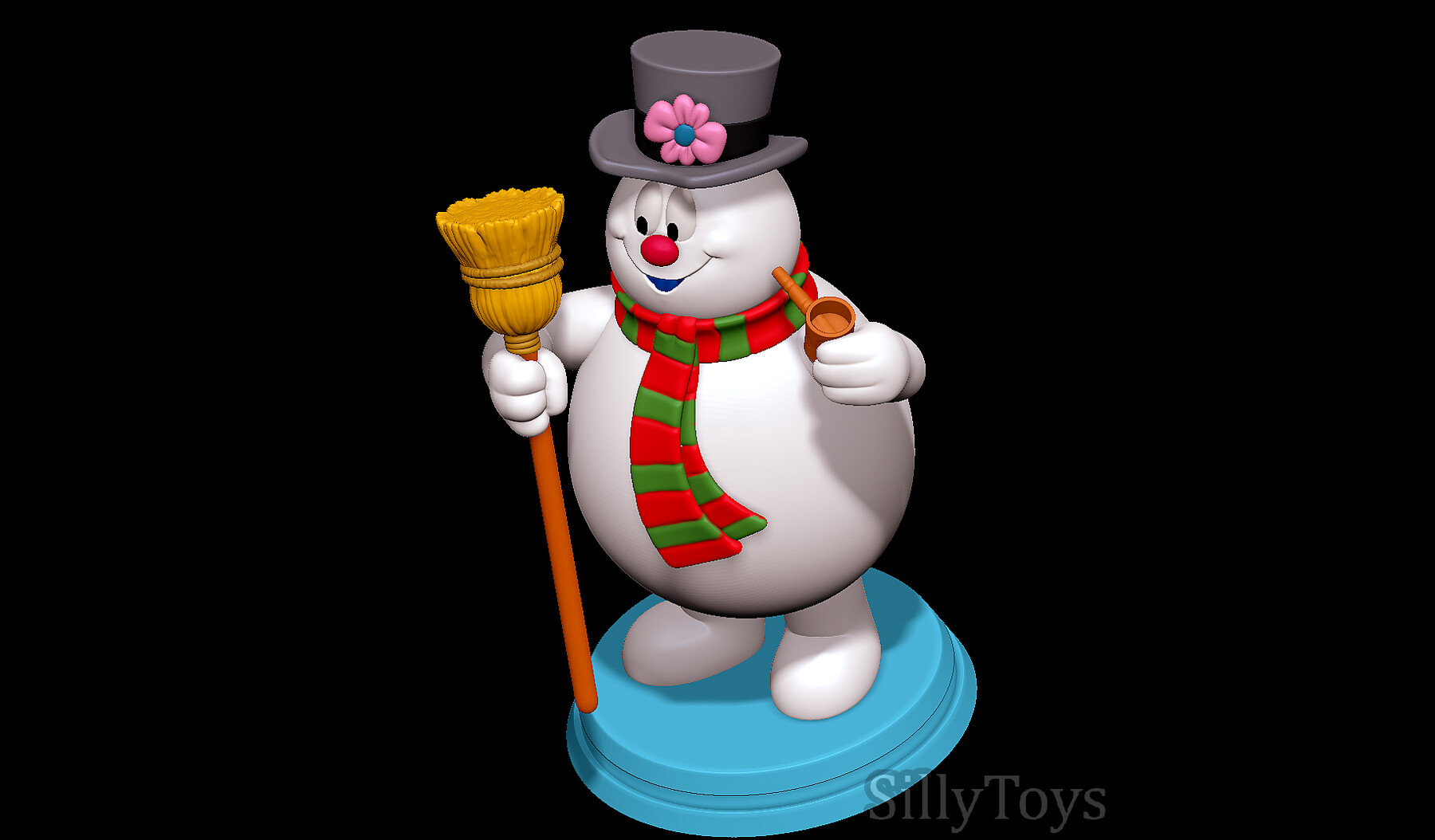 ArtStation - Frosty the Snowman 3D print model | Resources