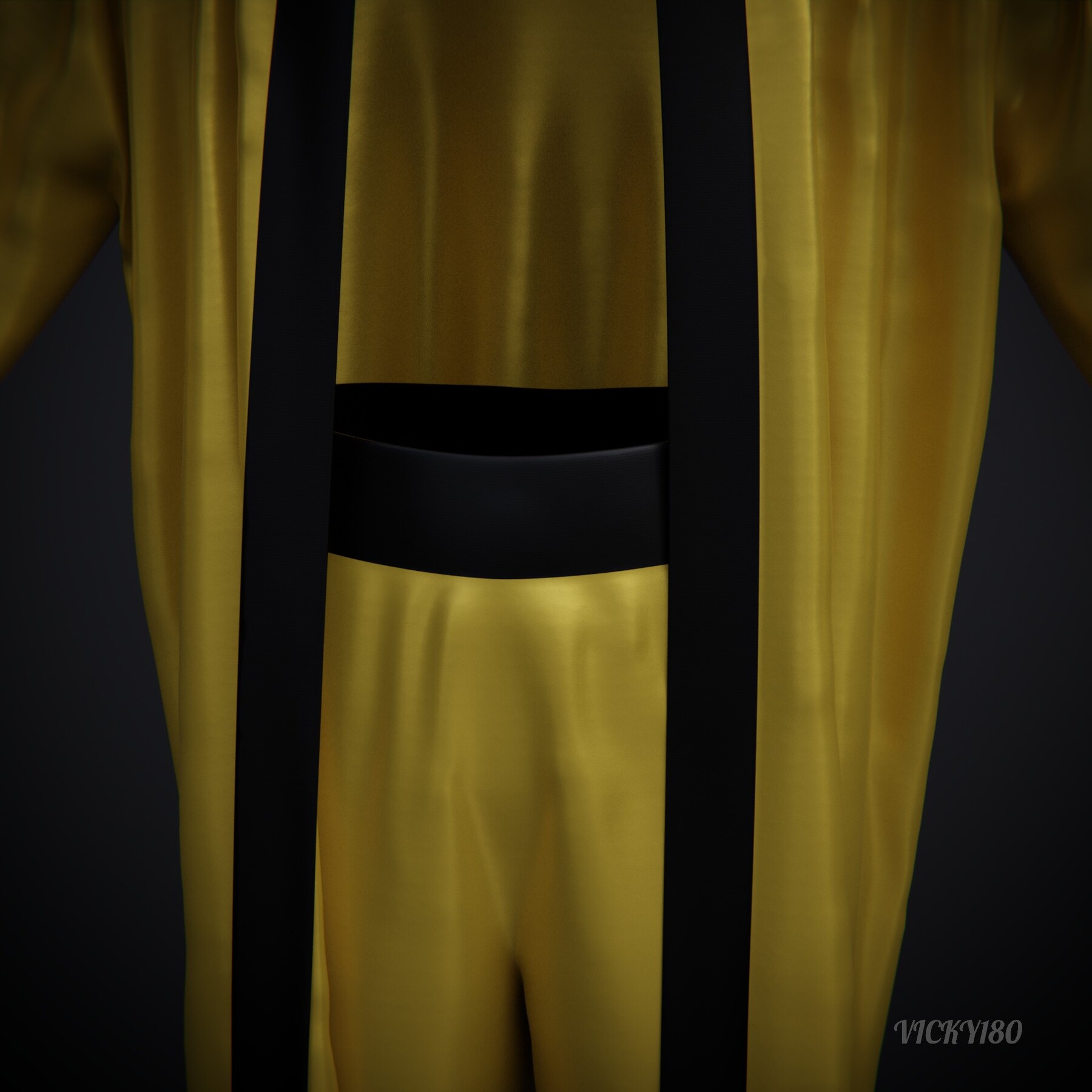ArtStation - 3D Male Boxing Outfit - Shorts and Robe With 2 Base Colors ...