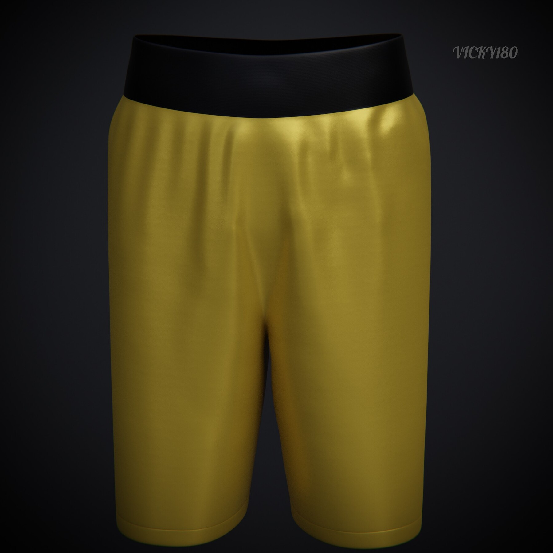 ArtStation - 3D Male Boxing Outfit - Shorts and Robe With 2 Base Colors ...