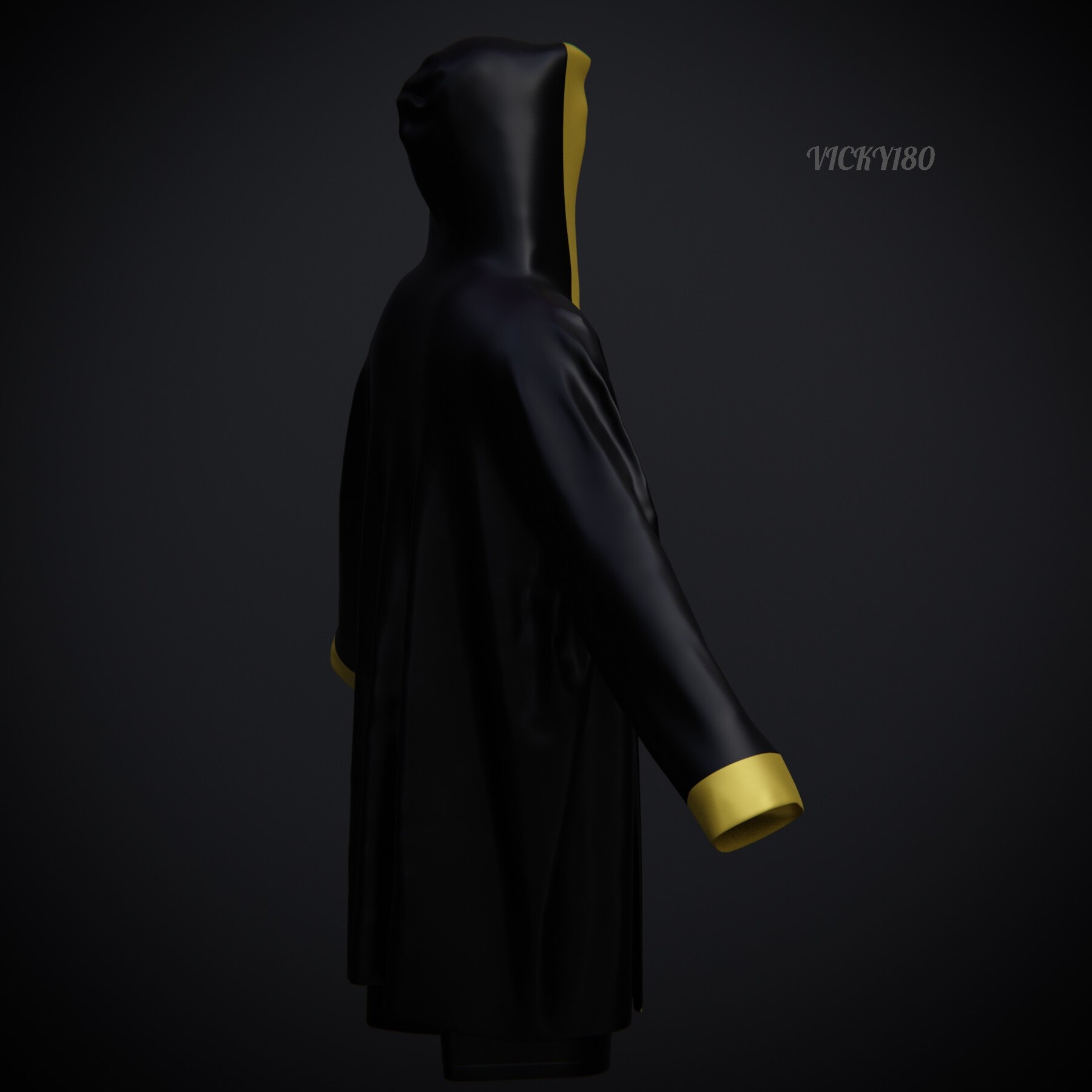 ArtStation - 3D Male Boxing Outfit - Shorts and Robe With 2 Base Colors ...