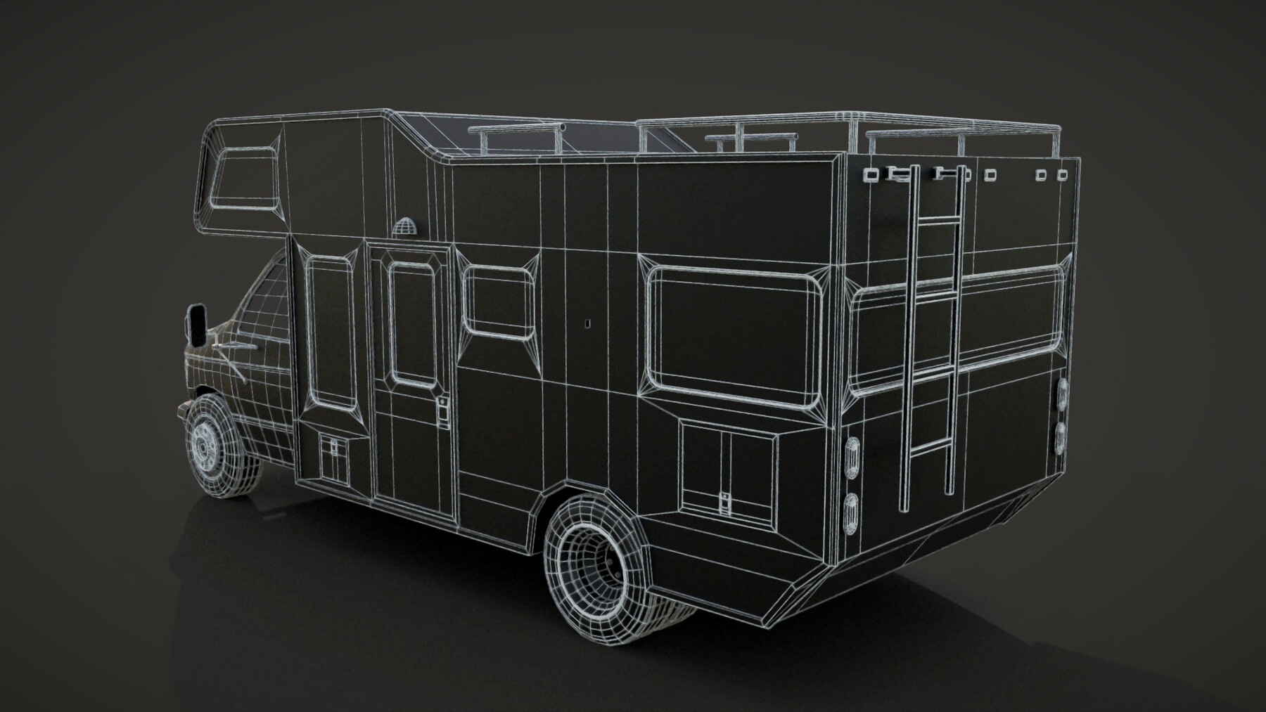 ArtStation - camper van truck | Game Assets
