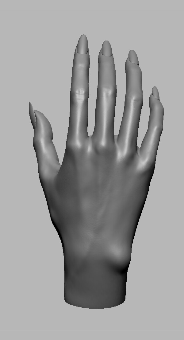 ArtStation - FemaleHand_Nails | Resources