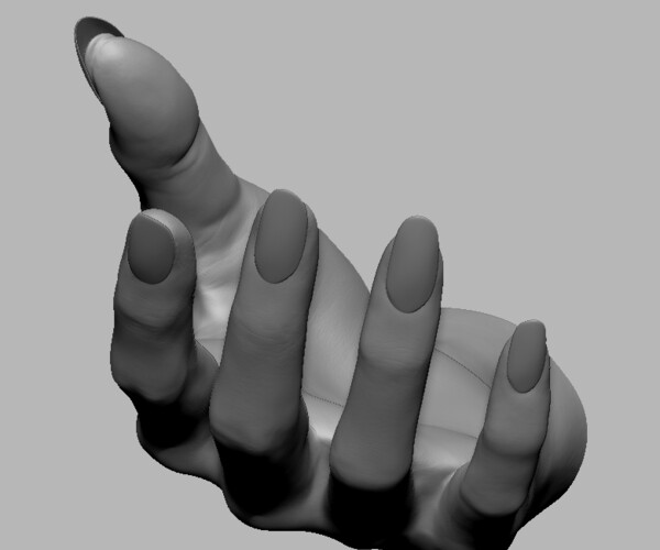 ArtStation - FemaleHand_Nails | Resources