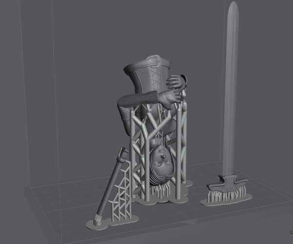 ArtStation - 3D Printable Character - Warrior | Resources