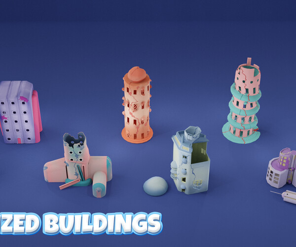 ArtStation - Clay City Zombie APOCALYPSE with Characters | Game Assets