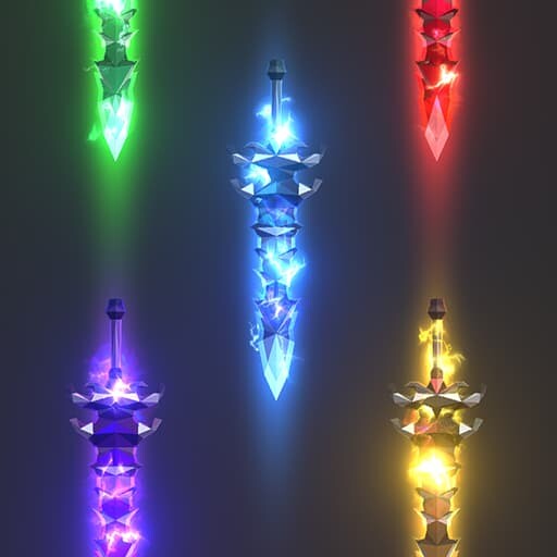 ArtStation - Unity VFX - Long Sword Particle Effects 3D | Game Assets