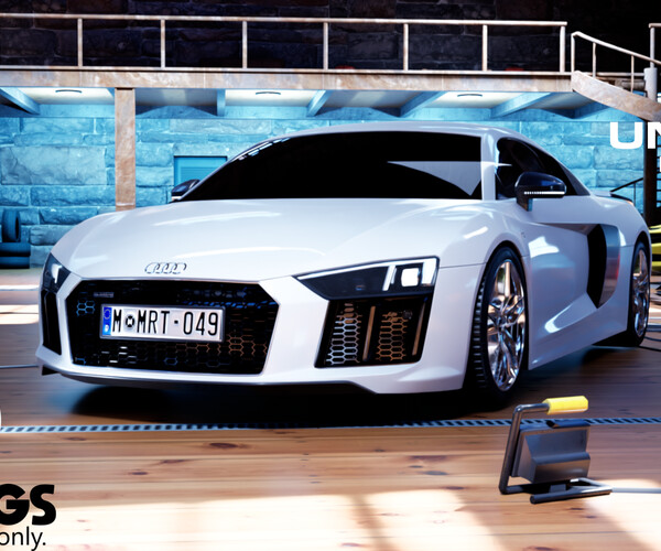 ArtStation - Audi R8 Drivable Car for UE5 | Game Assets