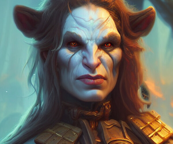 ArtStation - 300 UNIQUE dark themed portraits (512x512) | Game Assets