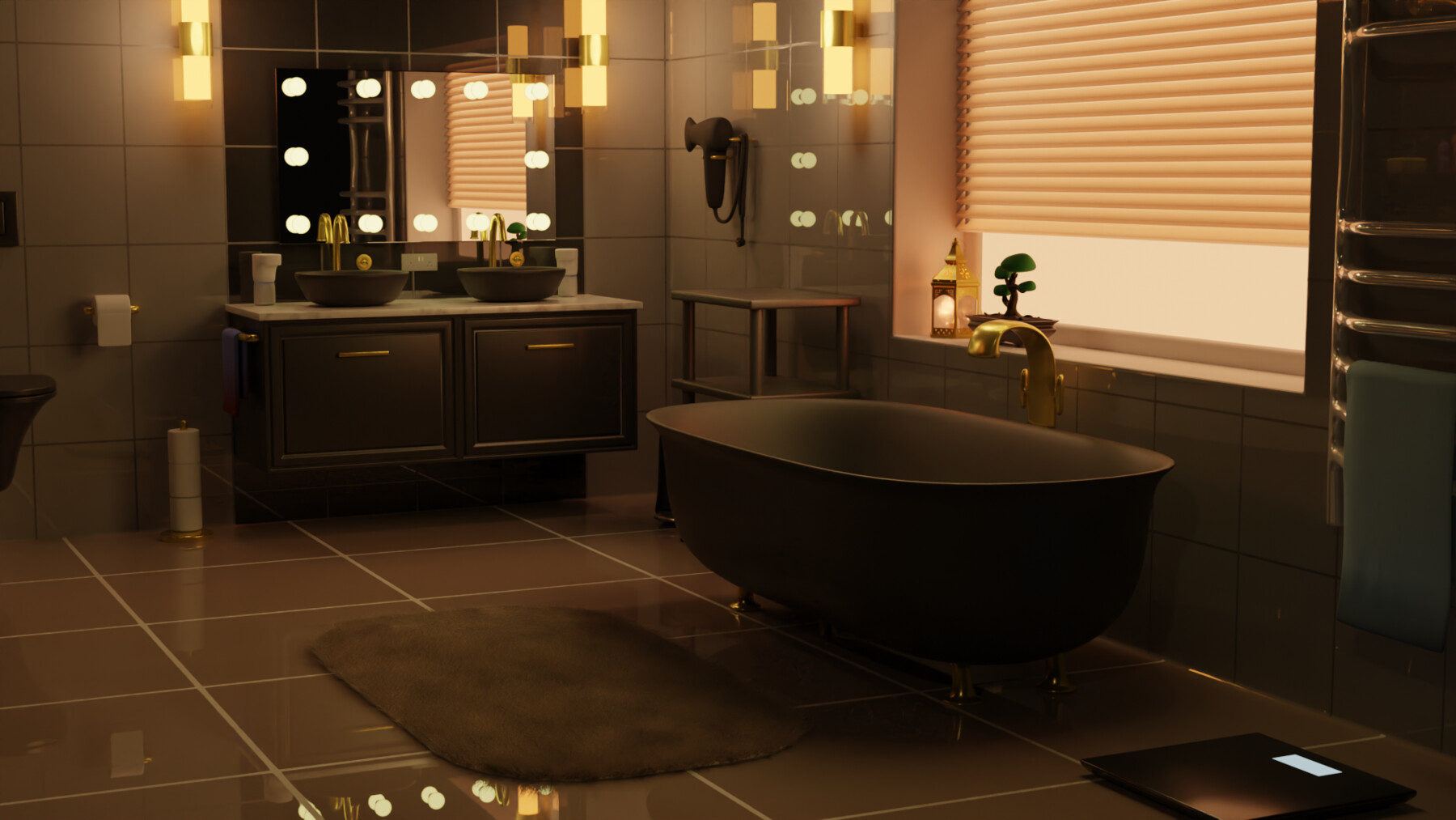 ArtStation - Isometric Bathroom | Resources