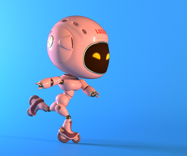 ArtStation - Robot Lussy - rigged character | Resources