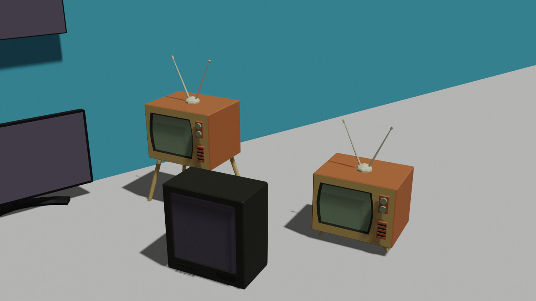 ArtStation - Low Poly - TV Pack | Game Assets
