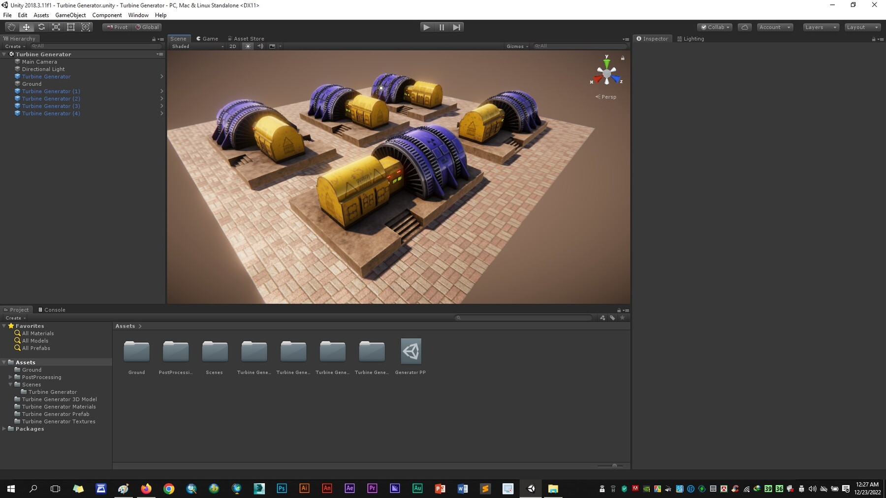 ArtStation - Turbine Generator | Game Assets