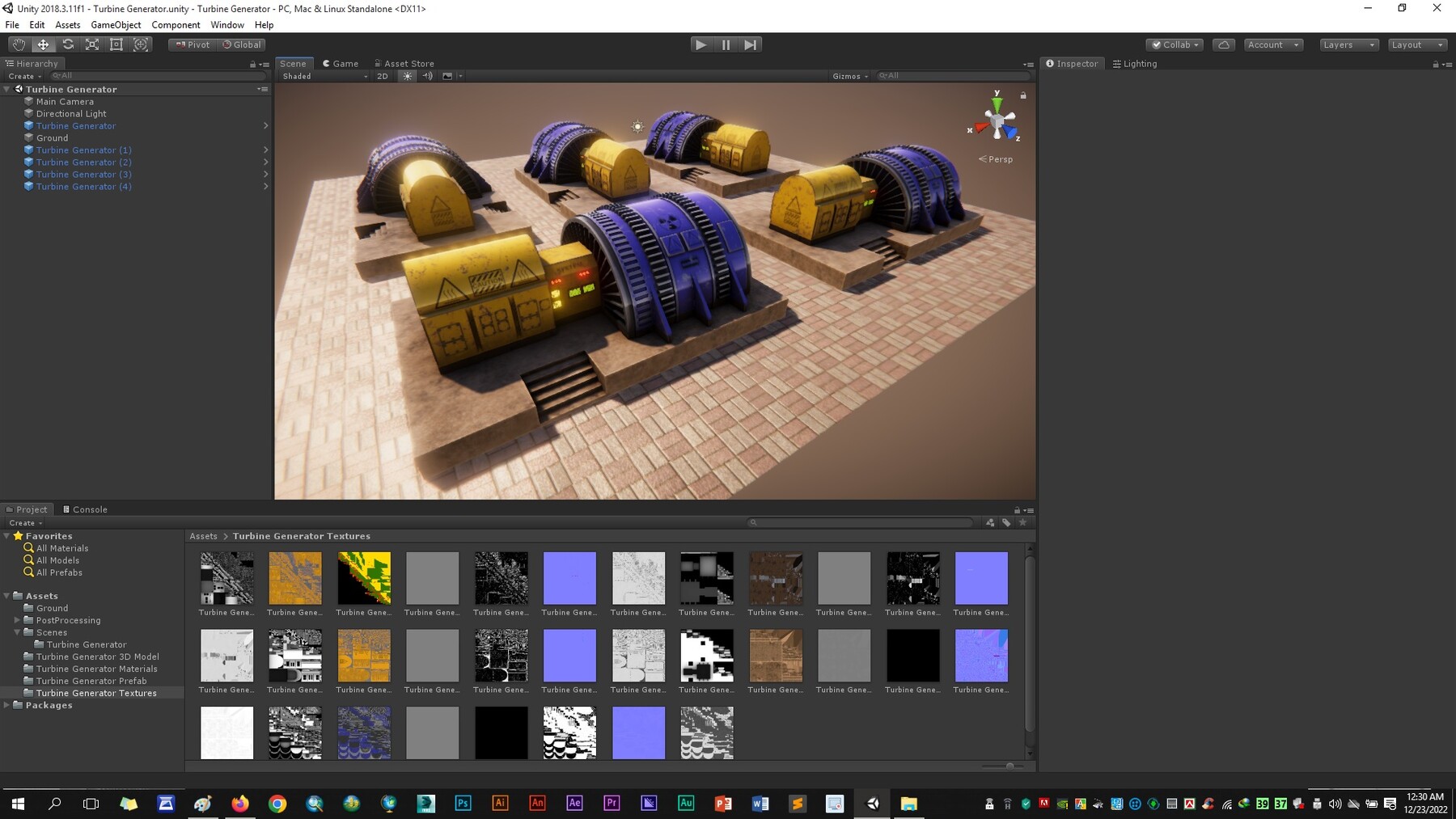 ArtStation - Turbine Generator | Game Assets