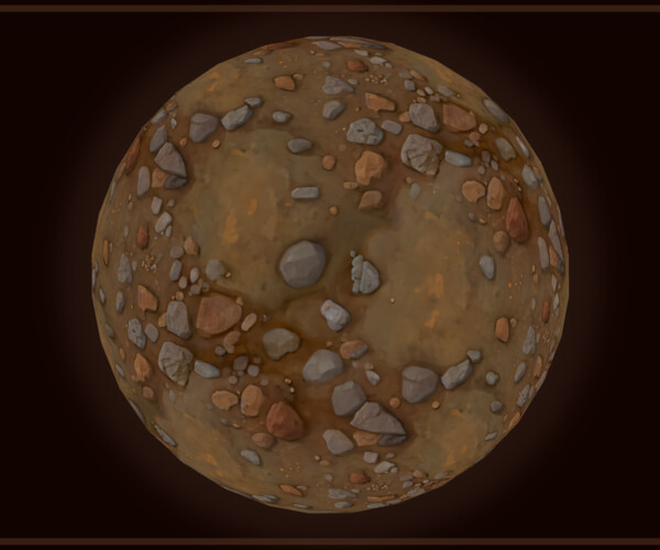 ArtStation - Ground: Earth and Rocks -- 20 TEXTURES -- (Hand-painted ...