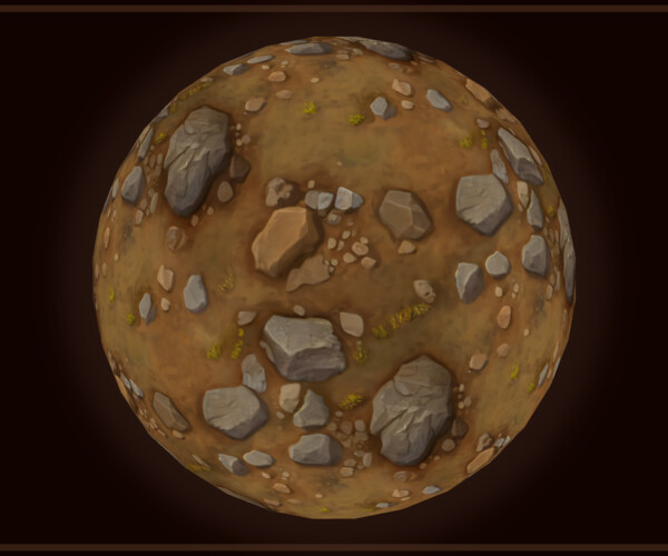 ArtStation - Ground: Earth and Rocks -- 20 TEXTURES -- (Hand-painted ...