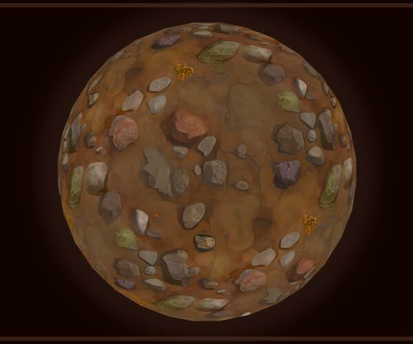 ArtStation - Ground: Earth and Rocks -- 20 TEXTURES -- (Hand-painted ...