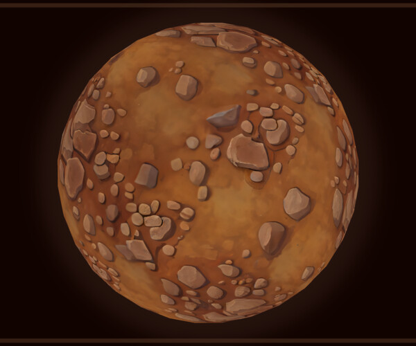ArtStation - Ground: Earth and Rocks -- 20 TEXTURES -- (Hand-painted ...