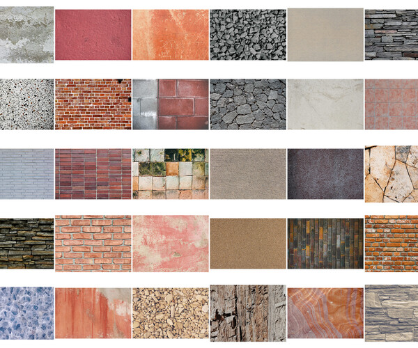 ArtStation - 190 stone textures vol 01 | Resources